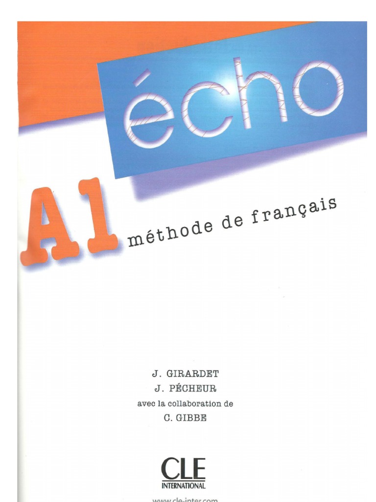 Écho A1 Livro | PDF