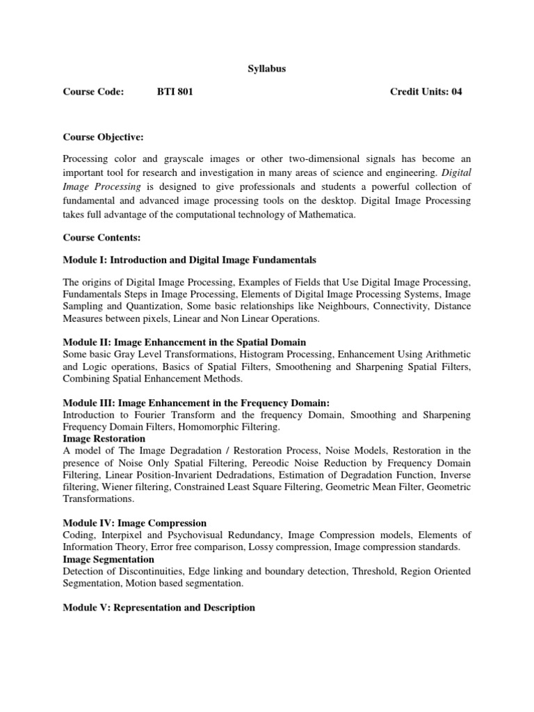 Image Processing Is Designed To Give Professionals and Students A Powerful Collection of | PDF ...