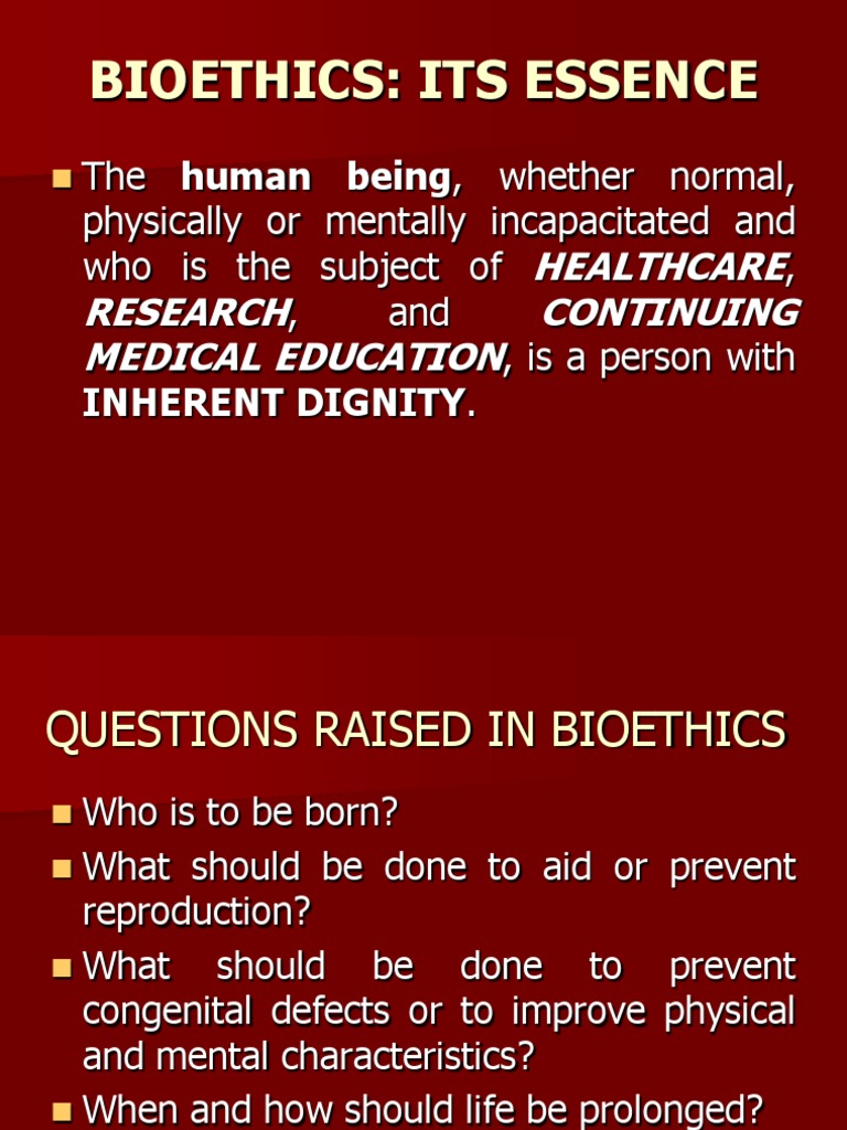 Bioethical Principles | PDF | Informed Consent | Bioethics