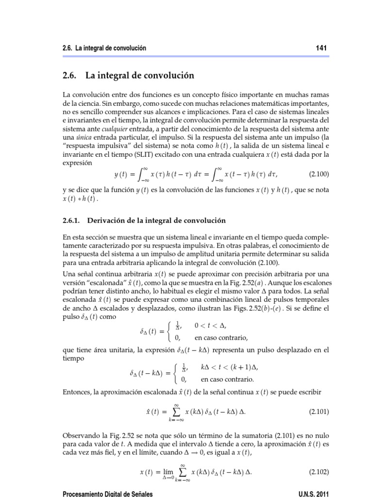 Integral de Convolución | PDF | Circunvolución | Integral