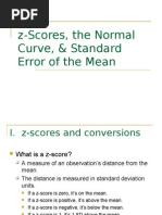 Z-Score Worksheet Solutions | PDF | Standard Score | Percentile