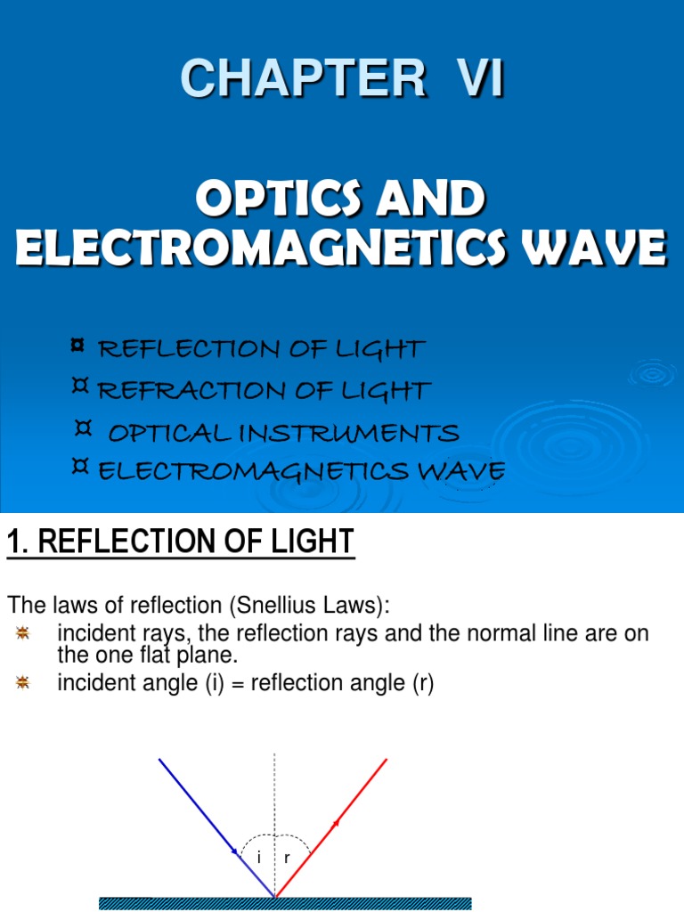 Chapter VII Optic | PDF | Lens (Optics) | Lenses