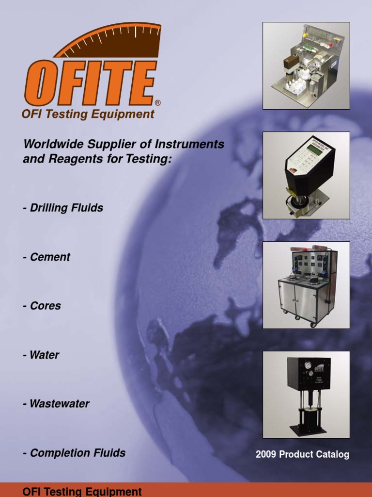 OFITE Catalogo | PDF | Weighing Scale | Electrical Connector