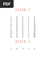 Comprehensive Sifir Table 1-100 | PDF