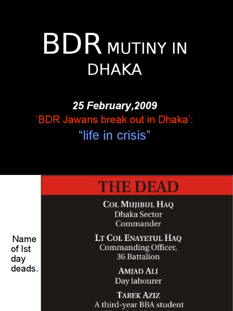 BDR Mutiny | PDF | Conflicts | Military