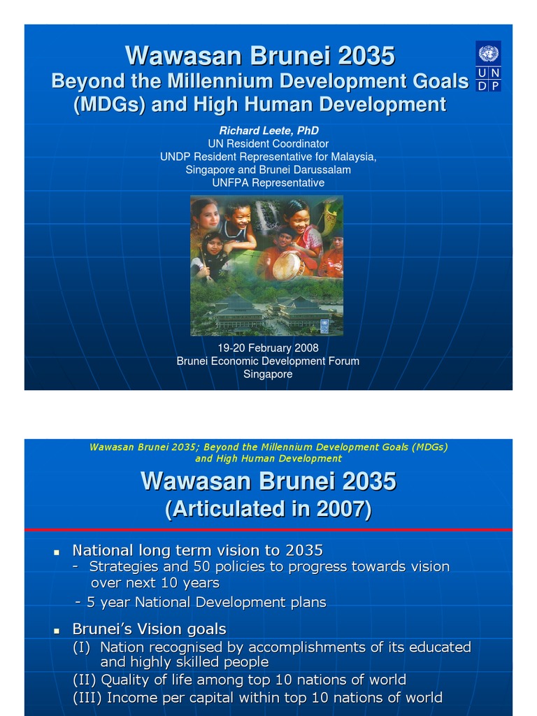 Wawasan Brunei 2035 | PDF | Human Development Index | Millennium ...