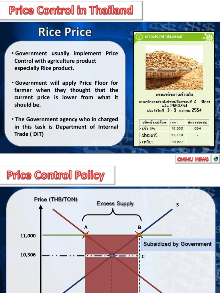 Thailand's Price Control Measures | PDF | Subsidy | Labour Economics