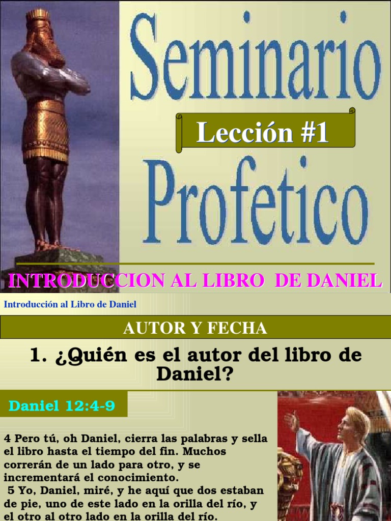 Introducción al Libro de Daniel | PDF | Libro de daniel | Textos Religiosos