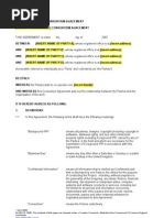 Template for Consortium Agreement | Construction Bidding | Private Law