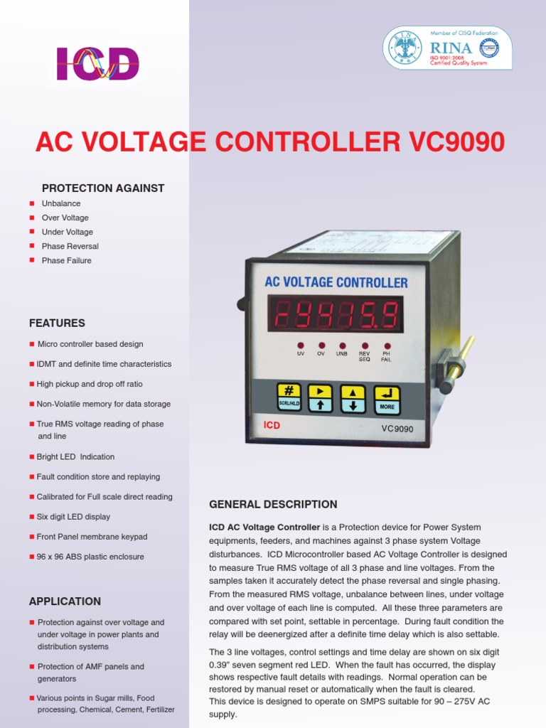 Ac Voltage Controller | Download Free PDF | Relay | Alternating Current