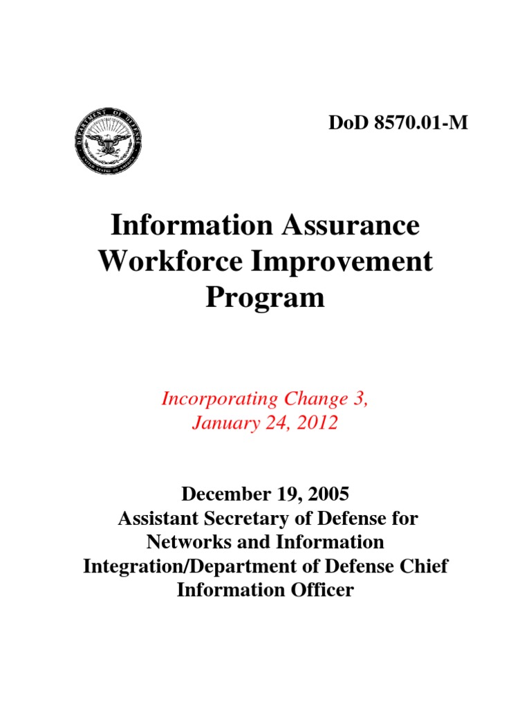 Dod 8570 01m | PDF