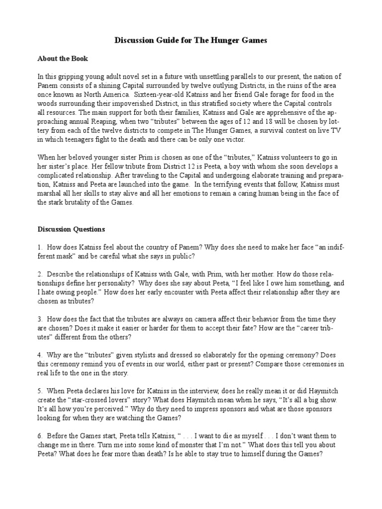 Hunger Games Marxism | PDF | Leisure