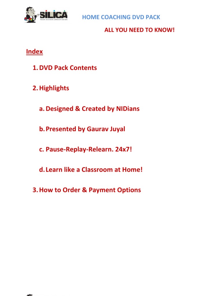 Home Coaching DVD Pack - All You Need To Know - 27 Feb 2013 | PDF | Dvd ...