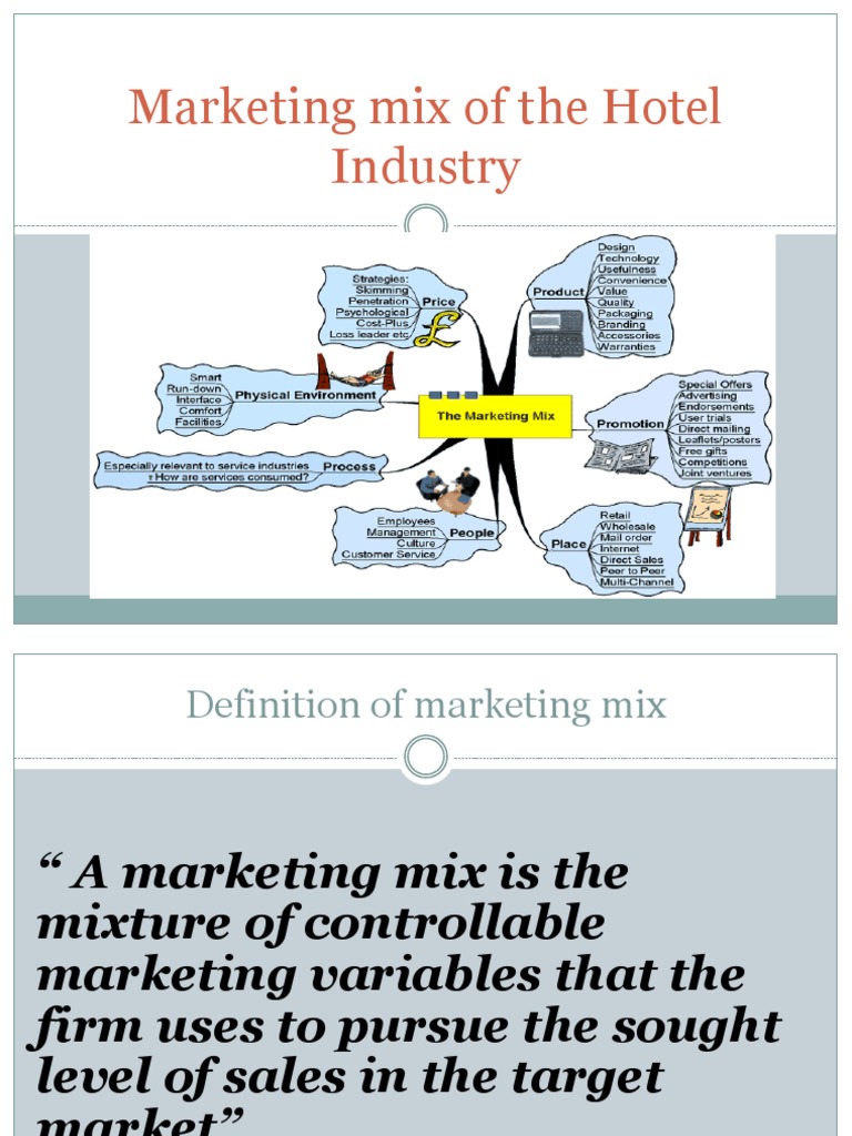 Hotel Industry Marketing Mix Explained | PDF