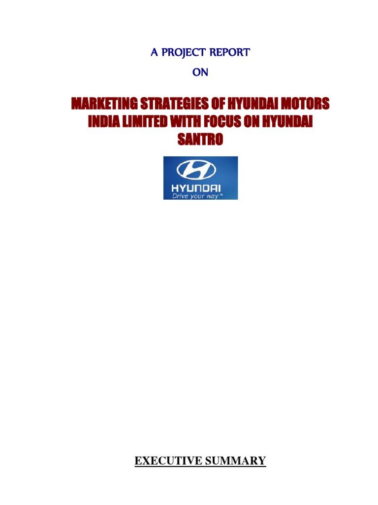 Hyundai Company | PDF | Brand | Motor Vehicle