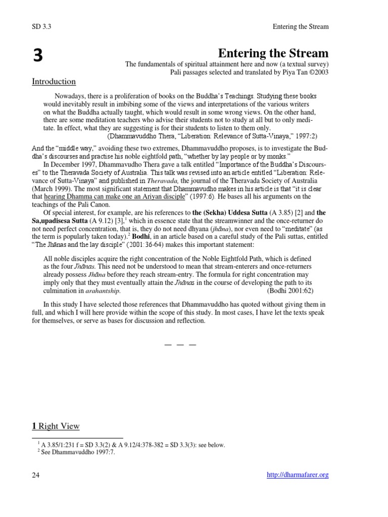 Entering The Stream | PDF
