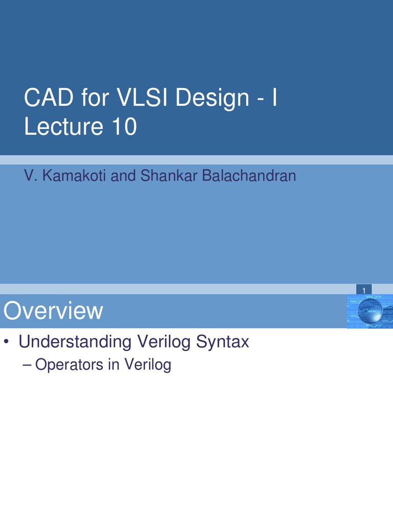 Understanding Verilog Syntax and Operators for VLSI Design | PDF | Computer Programming | Numbers
