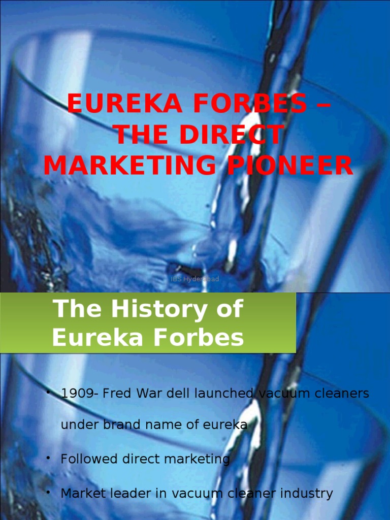 Eureka Forbes The Direct Marketing Pioneer | PDF