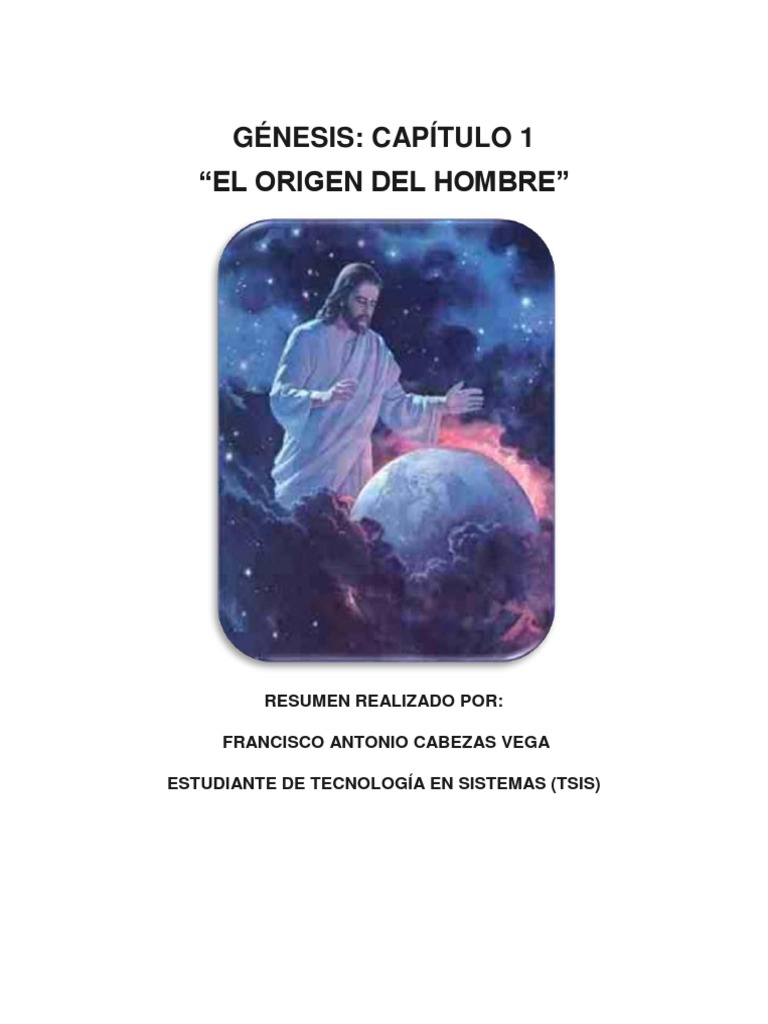 Genesis Capitulo 1 | PDF | Cielo | Tierra