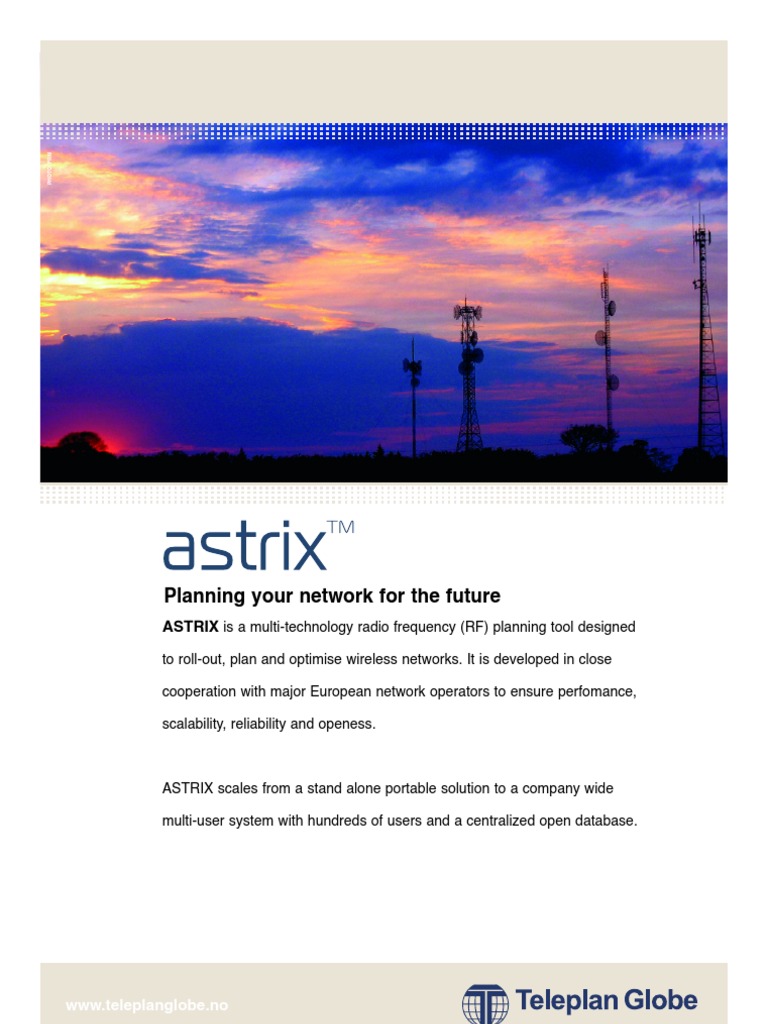 ASTRIX Product | PDF | Radio Propagation | Databases