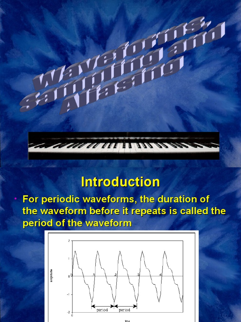 Waveforms | PDF | Sampling (Signal Processing) | Frequency