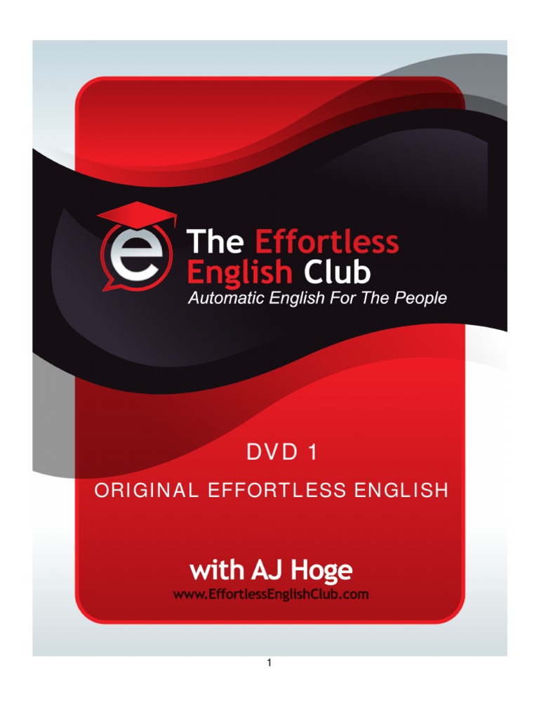 DVD 1.original Effortless English | PDF | Internet Forum | Wiki DVD 1.original Effortless English | PDF | Internet Forum | Wiki
