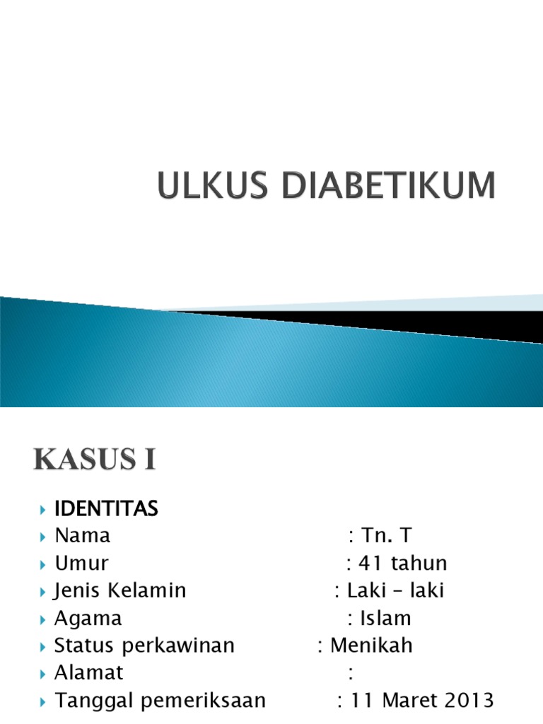 Ulkus Diabetikum | PDF | Pengembangan Diri