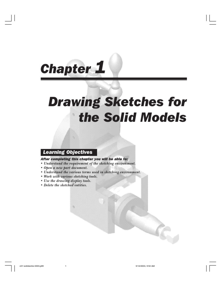Drawing Sketches Solid Models | PDF | Ellipse | Circle