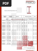HEA Beam Dimension | PDF