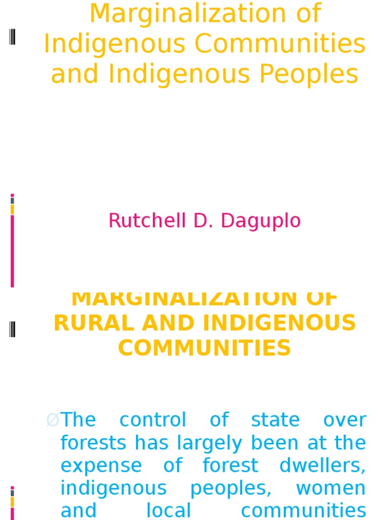 Marginalization Communities Indigenous People | PDF