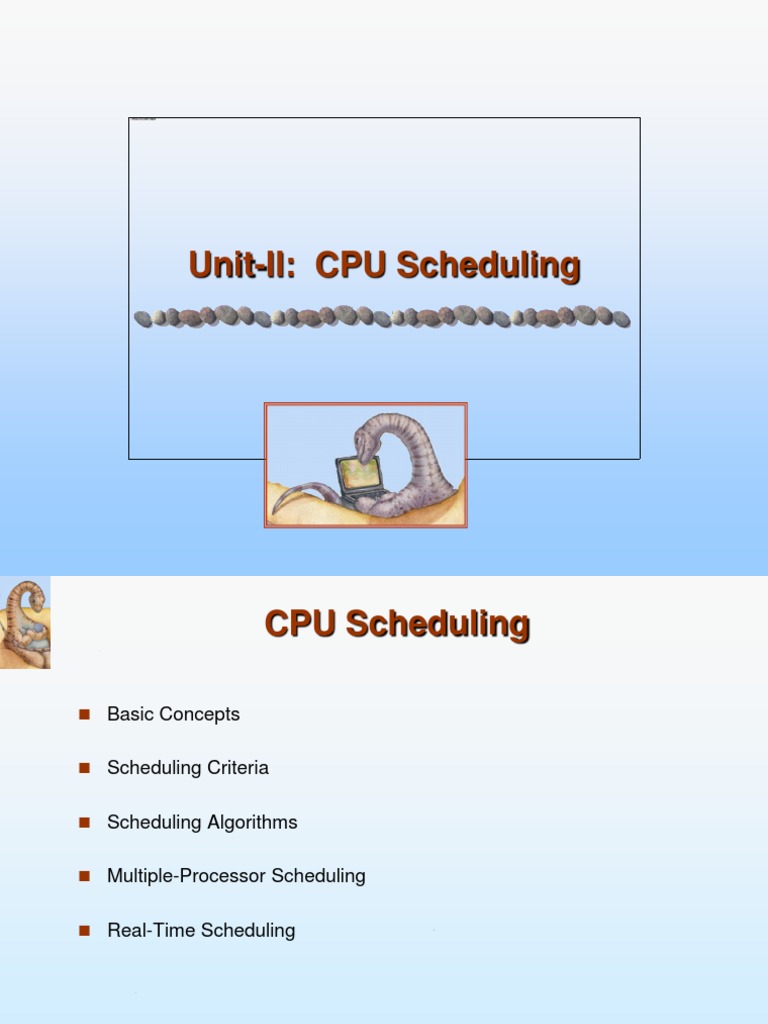 1.CPU Scheduling | PDF | Scheduling (Computing) | Thread (Computing)