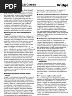Canadian Citizenship Test Q&A Guide | PDF | Provinces And Territories ...