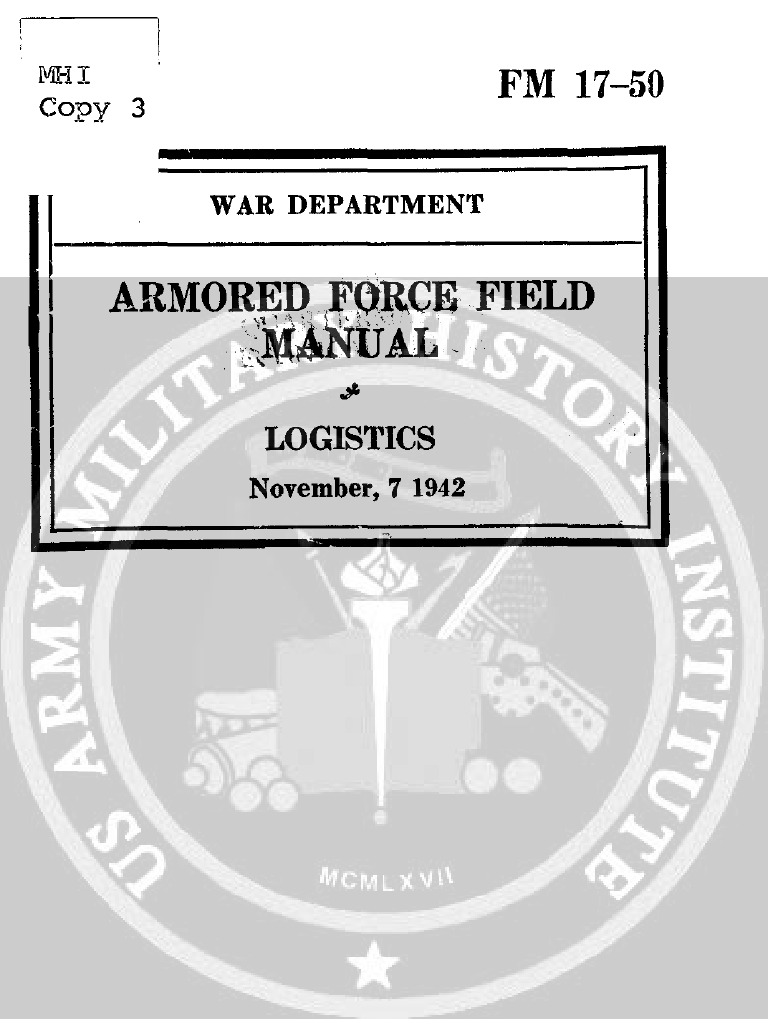 1942 US Army WWII Logistics 102p. | PDF | Rail Transport | Battalion