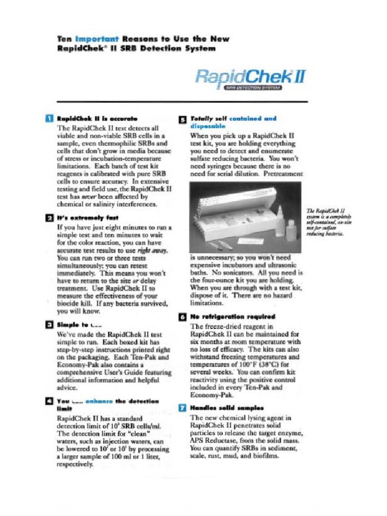 RapidCheck SRB Kit | Nature