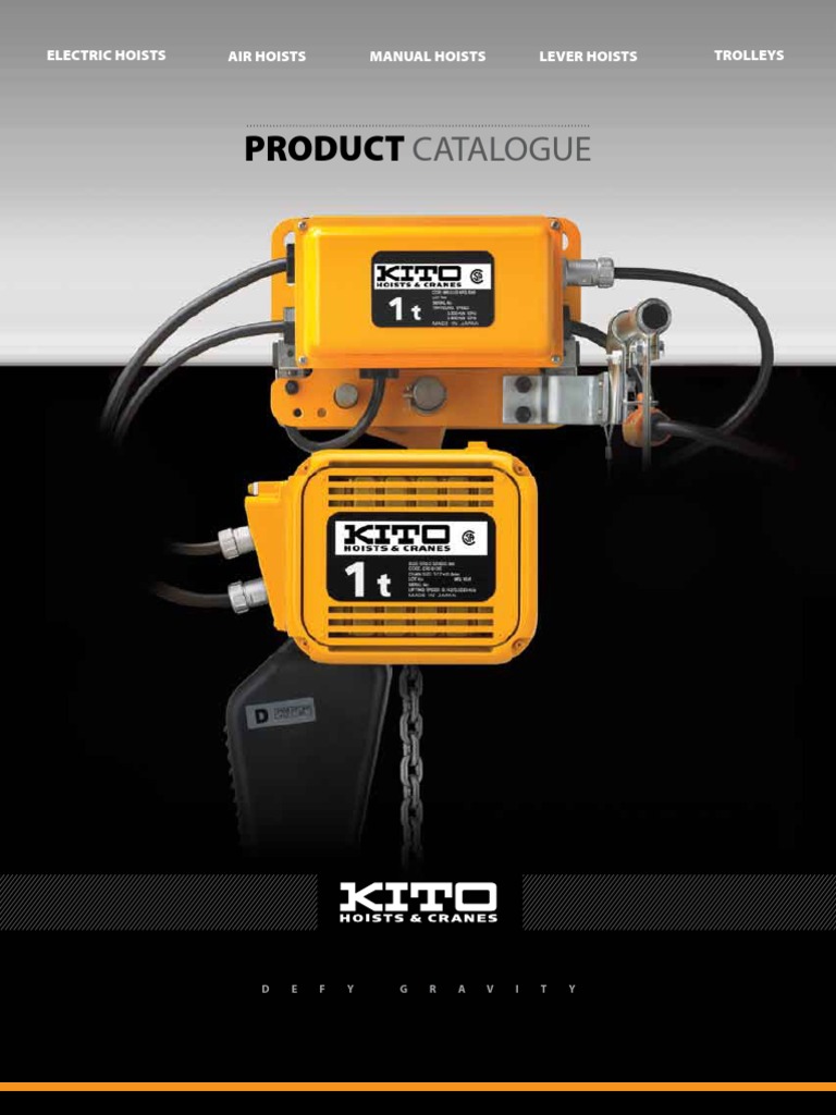 Kito Hoist Product Catalogue | PDF