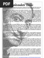 Biografía de Salvador Dalí | PDF | Salvador Dalí | Pinturas