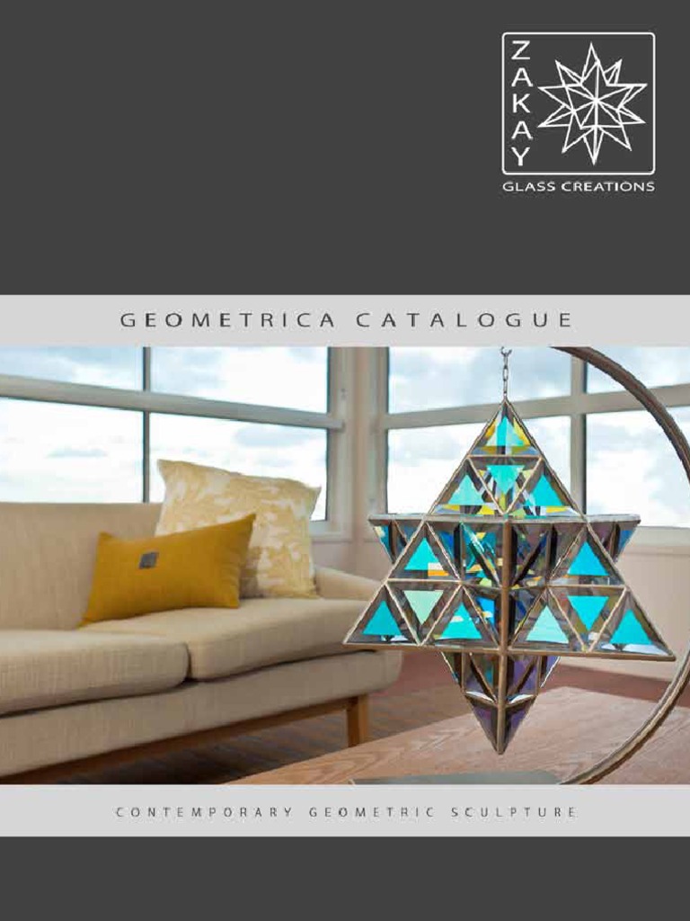 Zakay Glass Creations Geometrica Catalogue | PDF | Mail | Shape