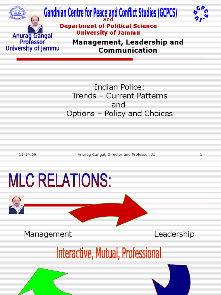 Indian Police Management Leadership Communication | PDF | Hierarchy ...