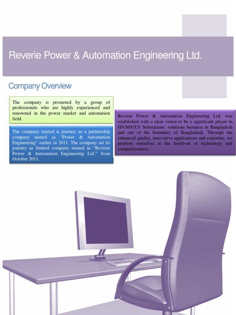 Reverie Power & Automation Engineering LTD.: Company Overview | PDF ...