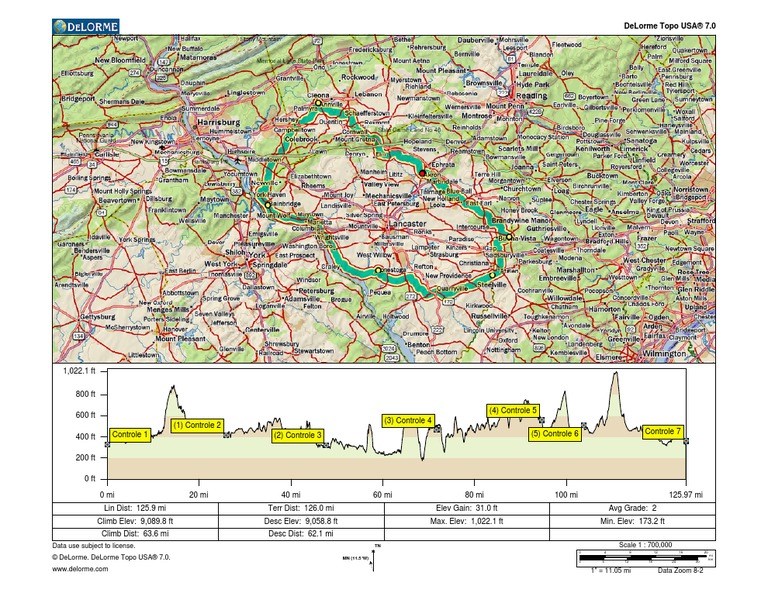 PA Spring Forward 200K Map and Profile | PDF | Map | Cartography
