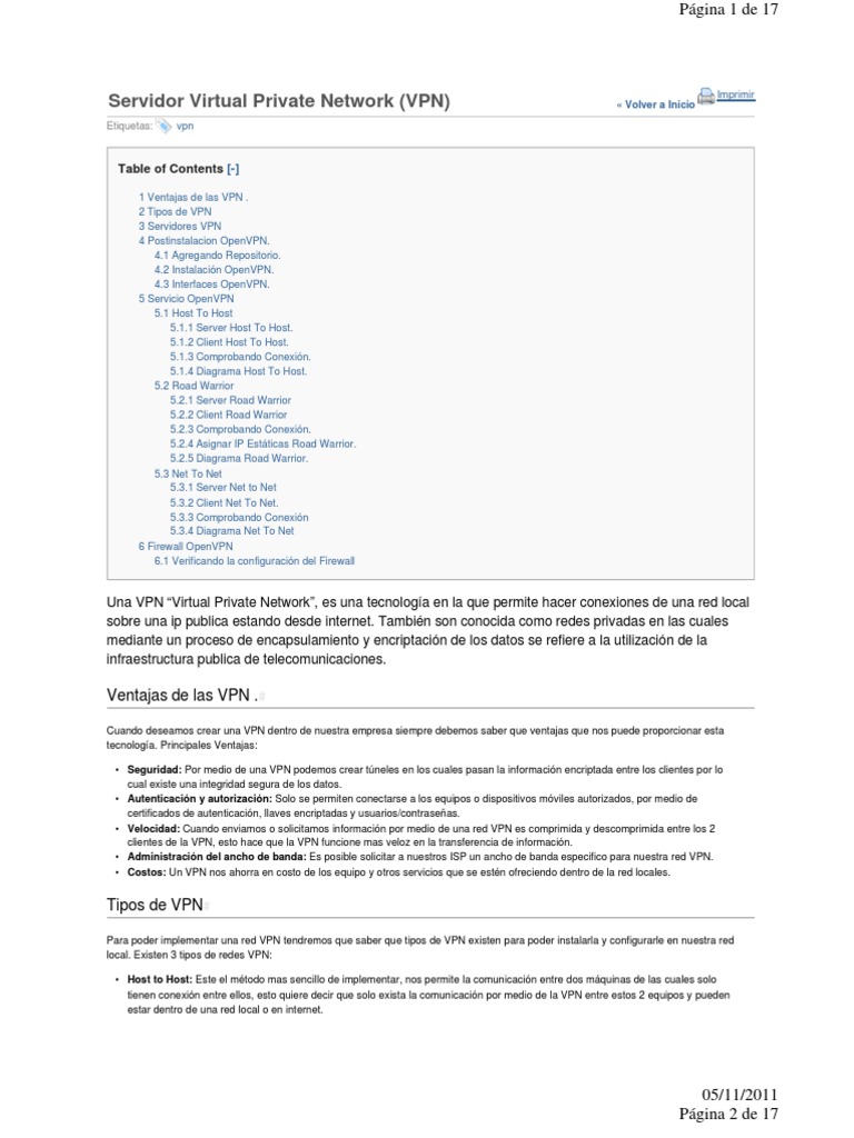 Configuracion VPN | PDF | Red privada virtual | Cortafuegos (informática)