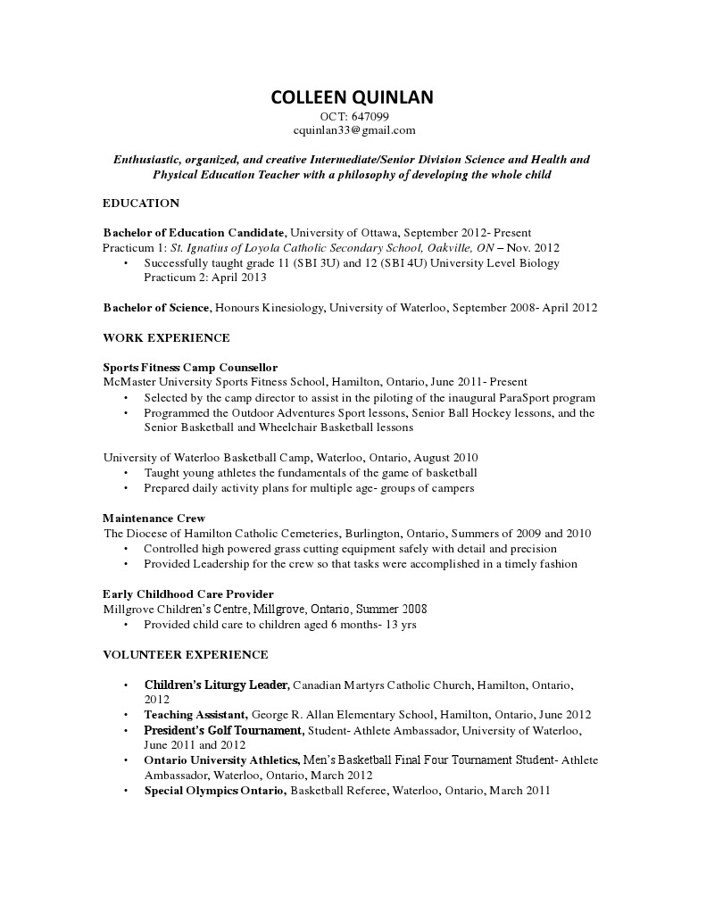 Colleen Quinlan Online Portfolio 2 - Resume | PDF | Disabled Sports ...