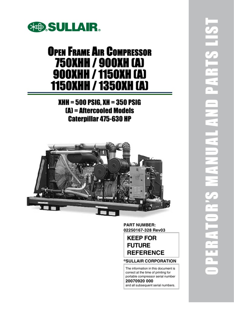 Sullair OP Manual Open Frame Units | PDF | Mechanical Engineering ...