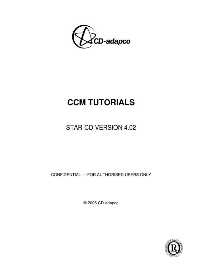 Star CCM Tut | PDF | Graphical User Interfaces | Computational Fluid ...