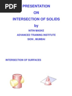 Intersection of Solids | PDF | Geometric Objects | Geometric Shapes