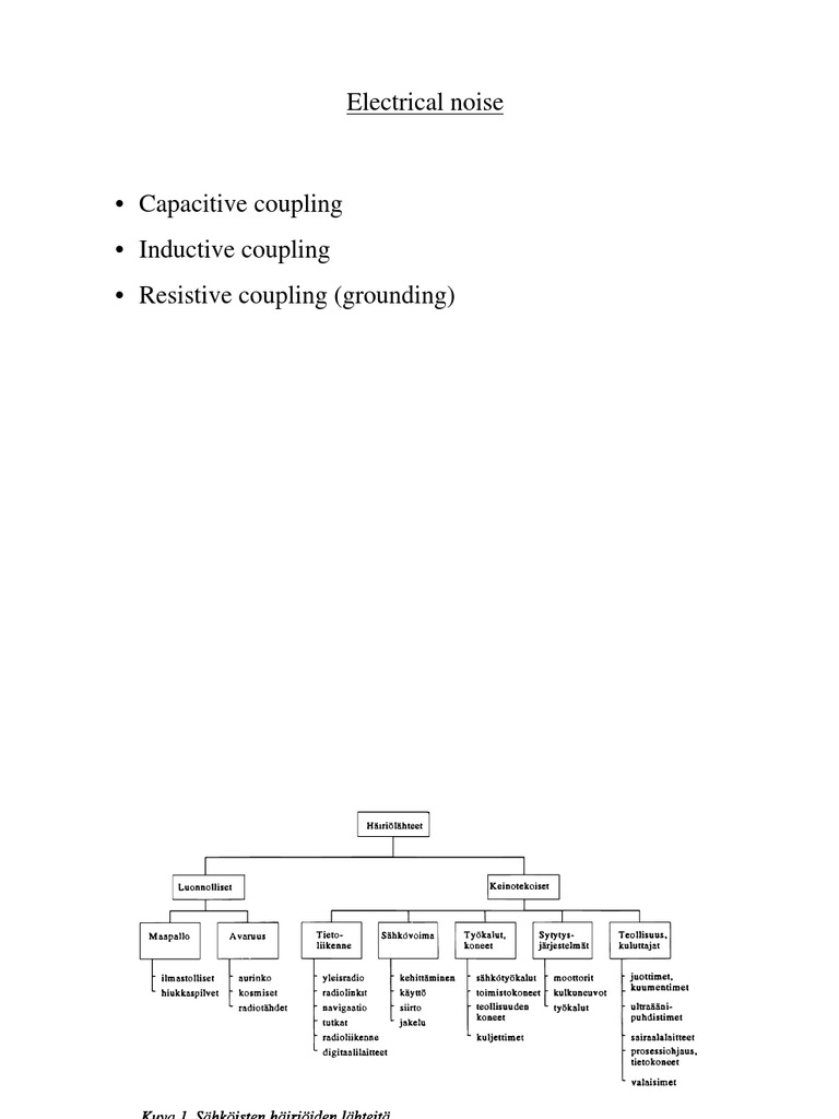 Electrical Noise and Coupling Techniques | PDF | Science & Mathematics