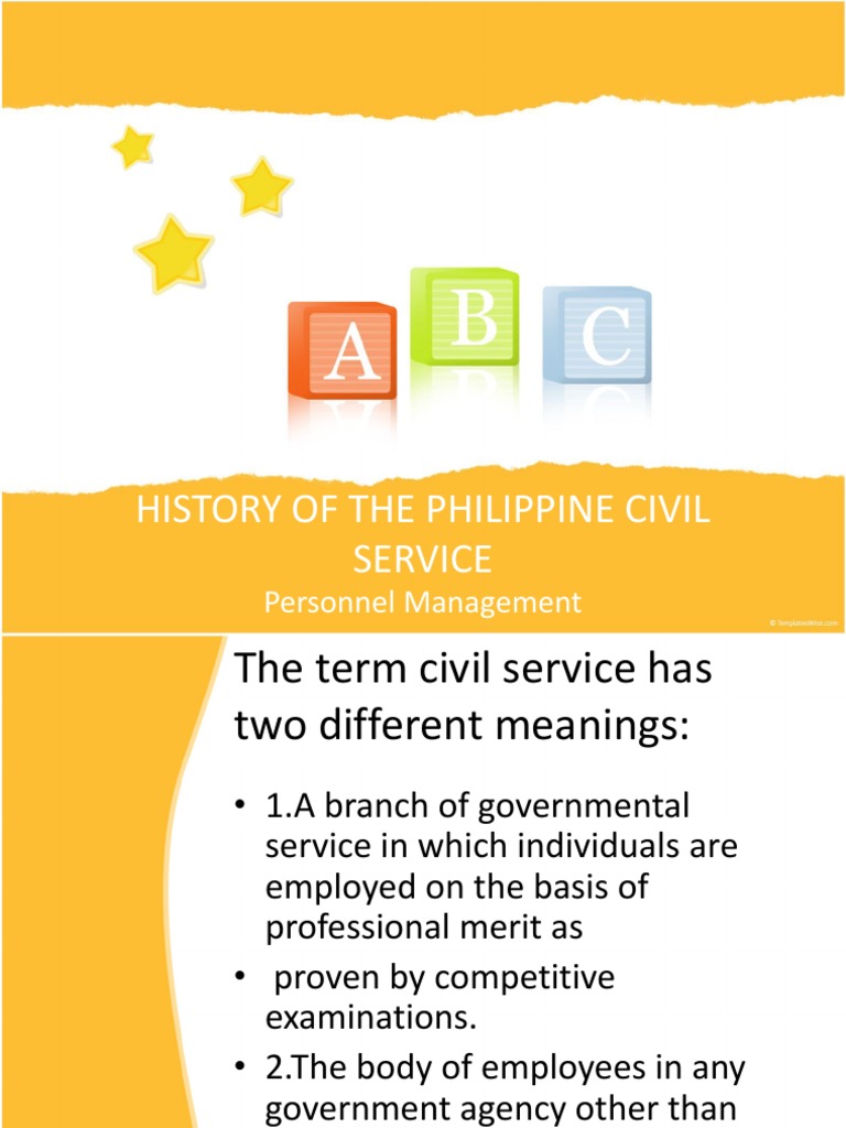 History of the Philippine Civil Service | PDF | Civil Service | Philippines