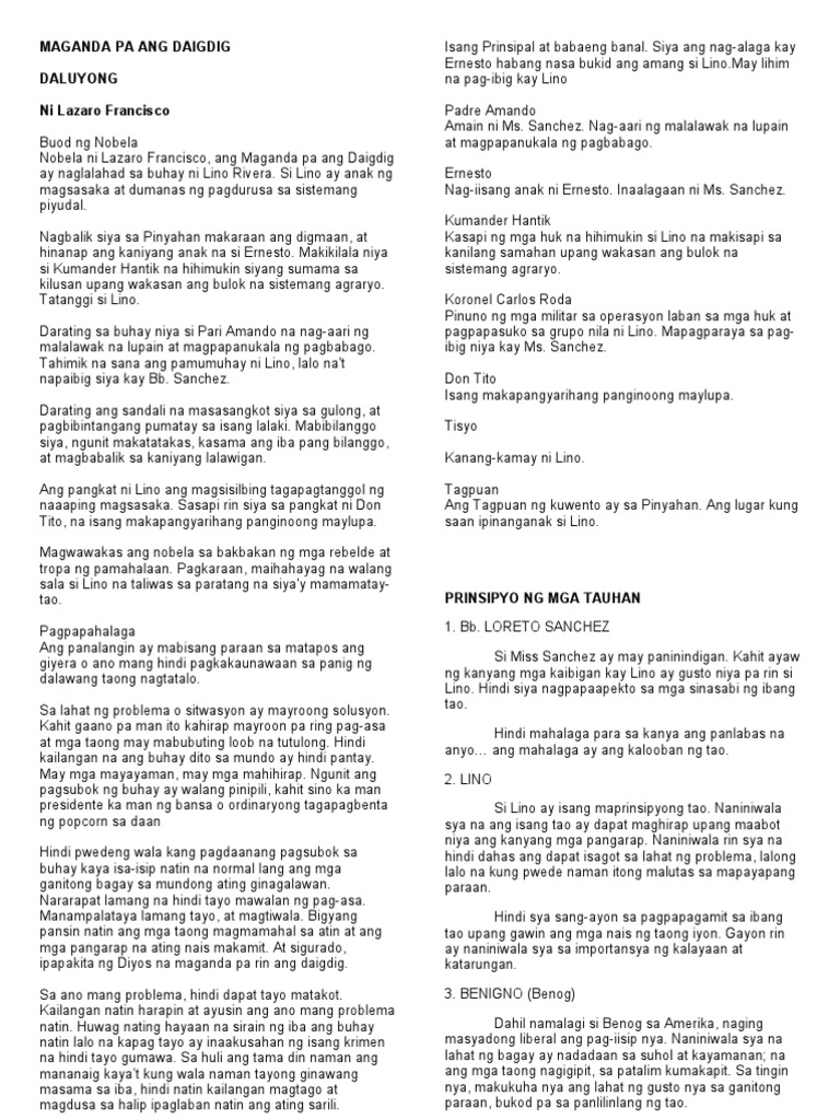 Maganda Pa Ang Daigdig | PDF