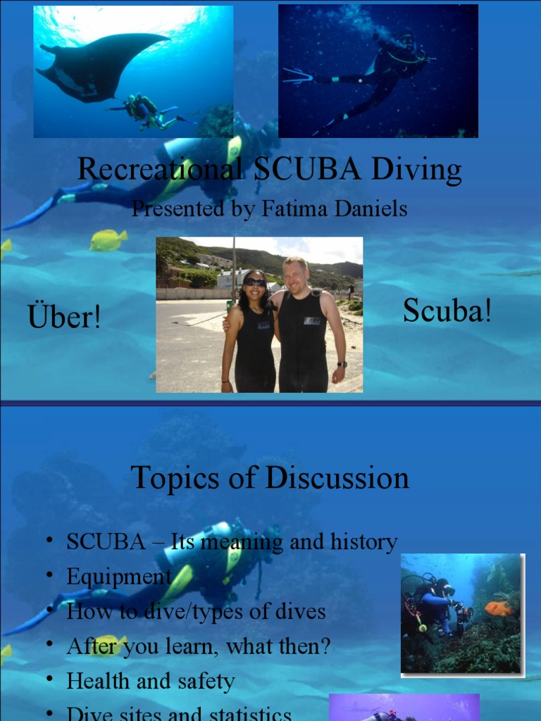 Scuba Diving Presentation Complete Light Color | PDF | Scuba Diving ...
