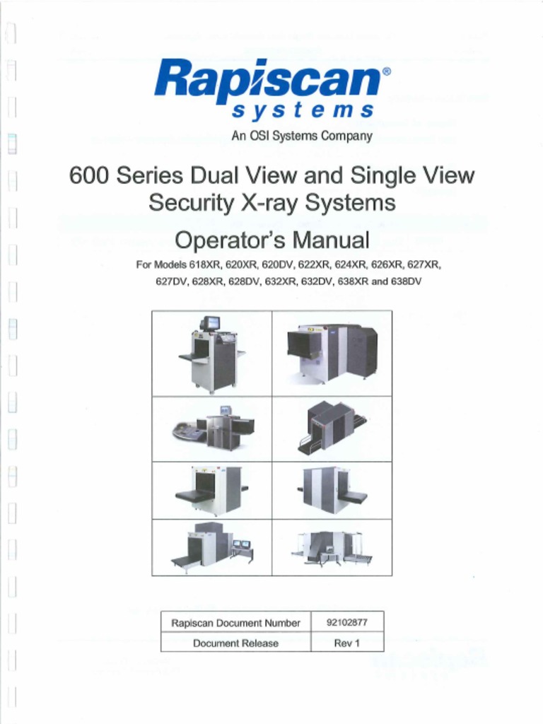 Rapiscan Systems X Ray Scanner | PDF